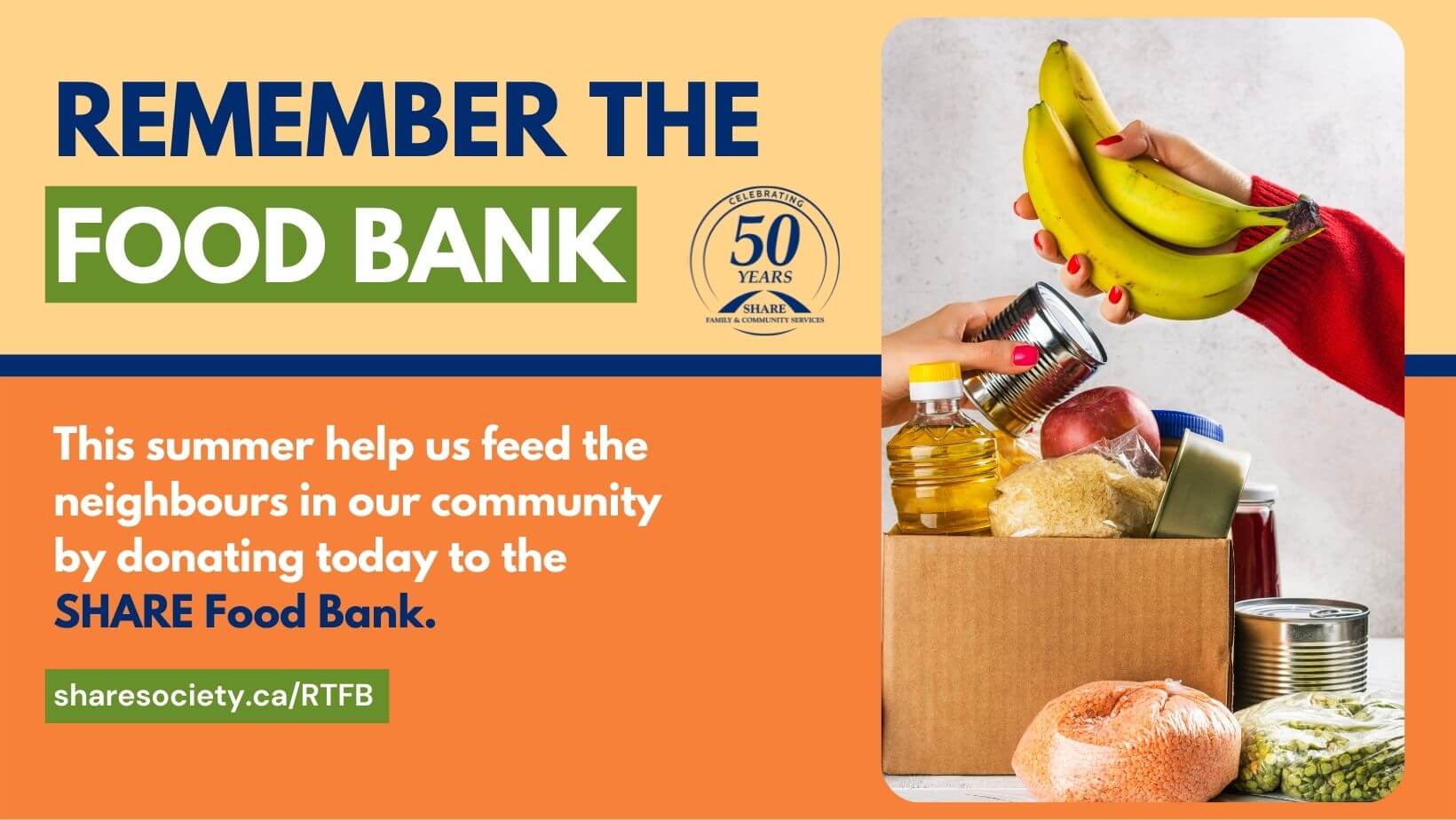 Remember The SHARE Food Bank This Summer